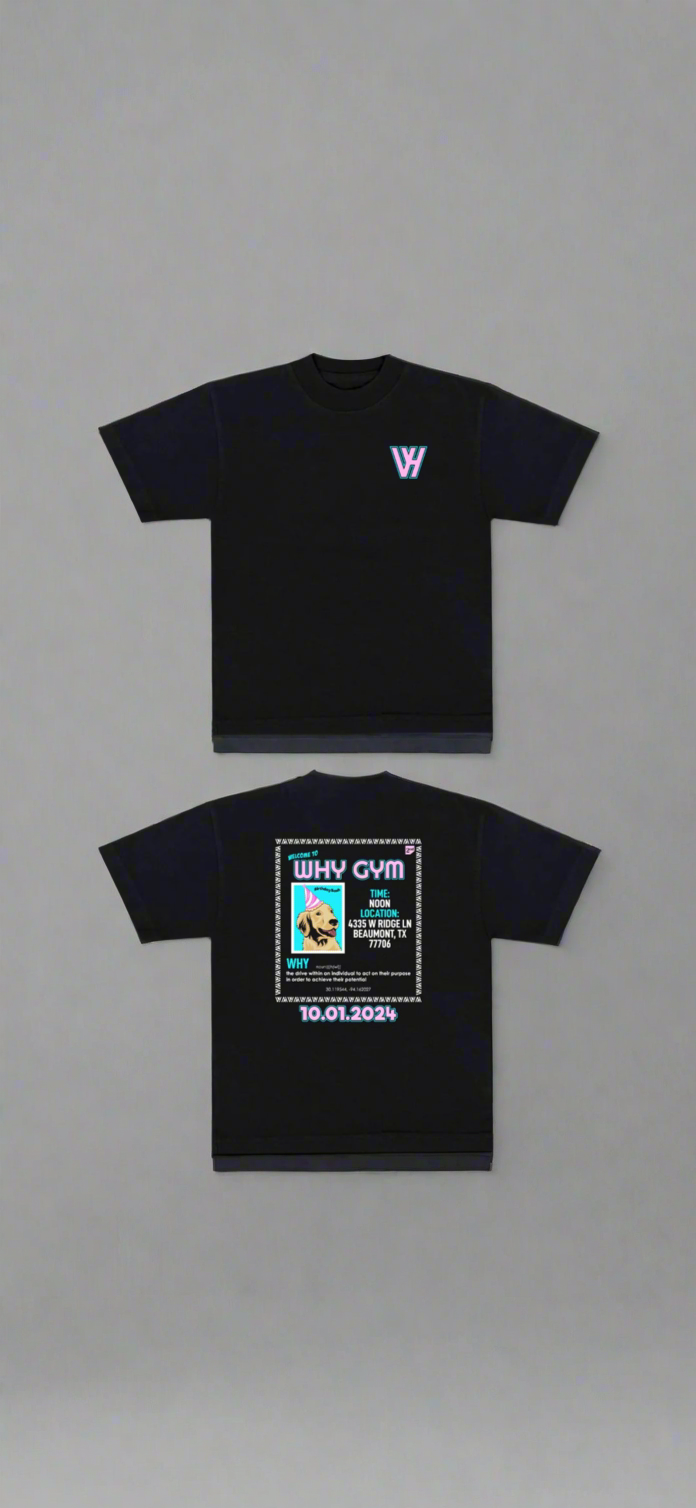 2 Year Anniversary Tee – THE WHY GYM