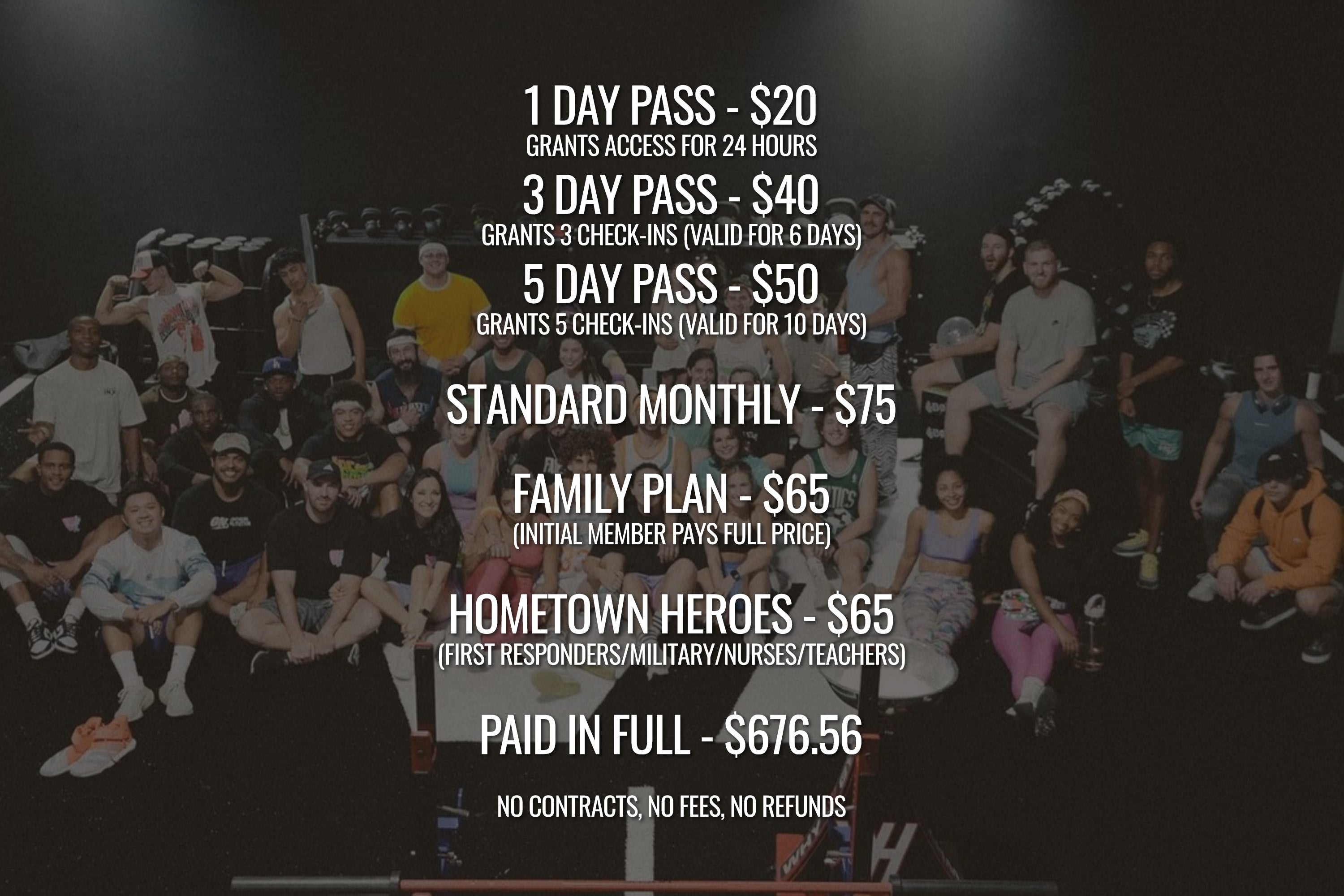 Memberships – THE WHY GYM